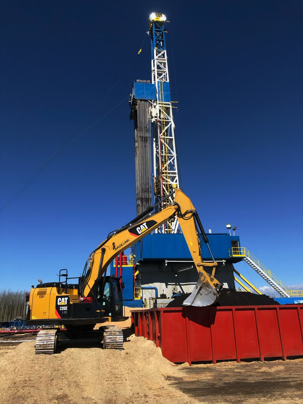 SageLink | Expert Trackhoe and Excavator Rig Support Services
